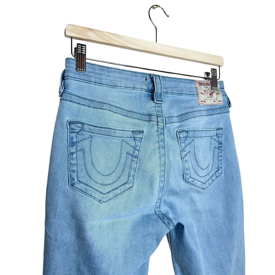 True Religion Riley Raw Hem Denim Shorts Raw Size 28 | eBay