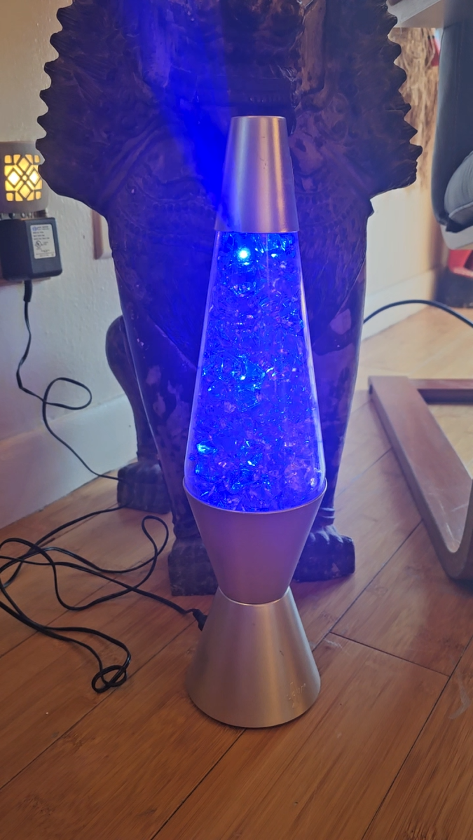 Ice Lite Battery Powered Lava Lamp