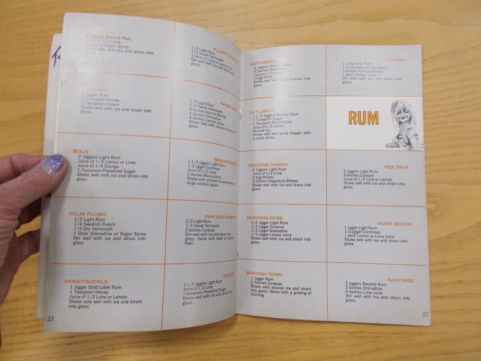 * Vtg Easy to Make Maidens & Cocktails Mixing Swingers Bar Guide 1965 ...