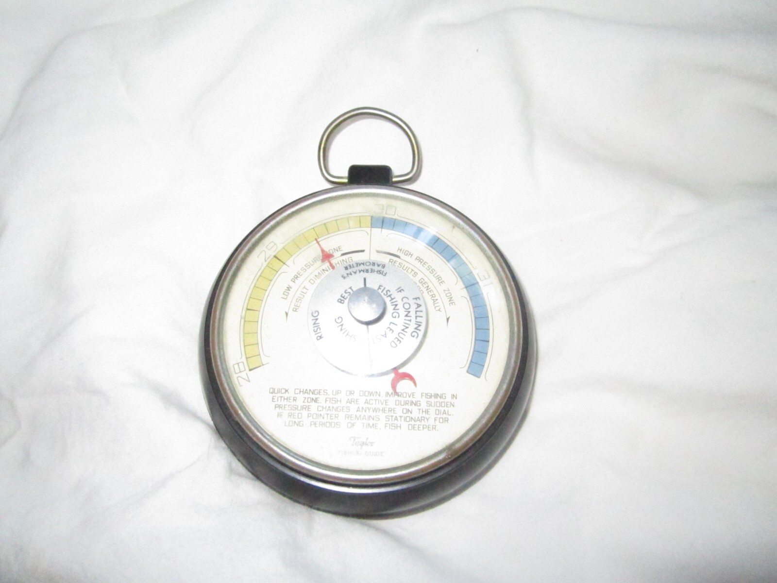 VTG Taylor Fisherman's Fishing Guide Barometer - Excellent Condition ...