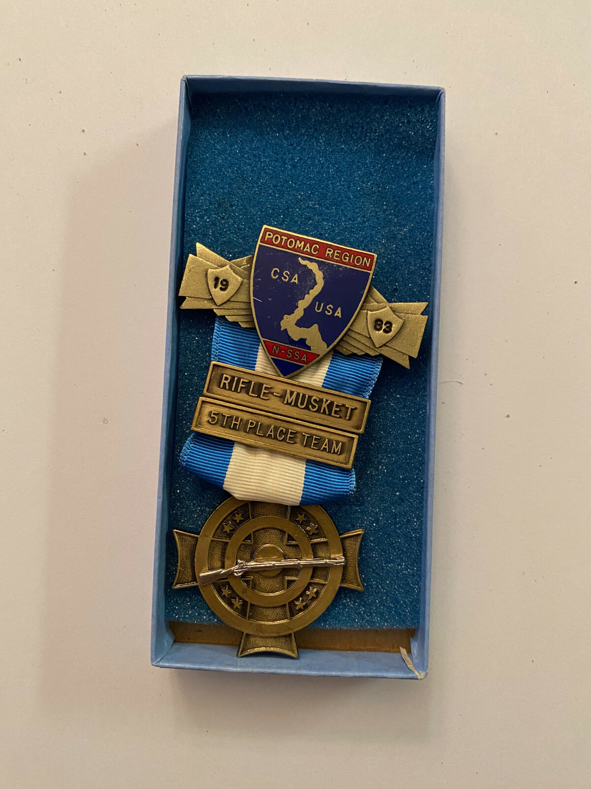 1983 North South Civil War Reenactment Rifle Musket 5th Medal ...
