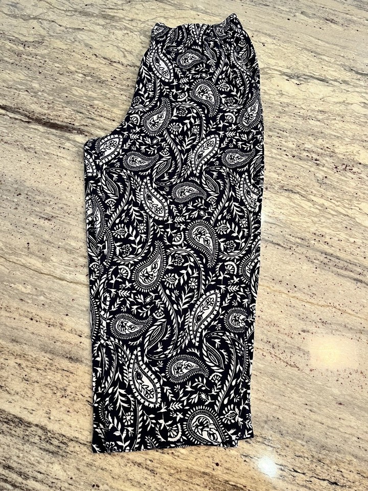 Liz Claiborne Sleepwear Womens L Flannel Pajama Pants Blue Floral ...