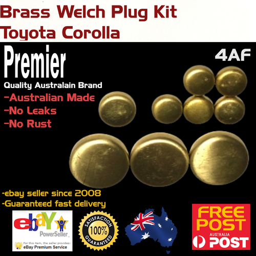 New Brass Welch Plug Kit Fits Toyota Corolla 4AF | eBay Australia