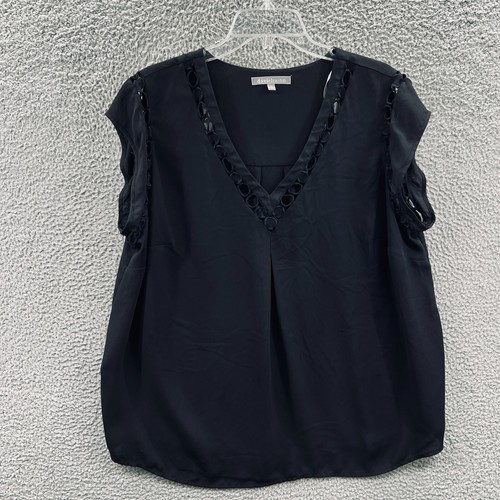 Daniel Rainn Womens Top 2X Black Pullover Short Sleeve Shirt | eBay