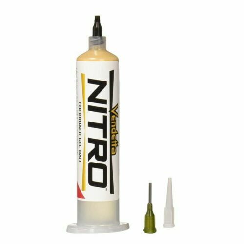 Nitro Vendetta Roach Cockroach Killer Gel Bait w/ IGR 4 Tubes+1 Plunger ...
