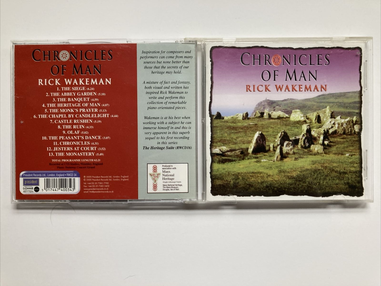 Rick Wakeman - Chronicles of Man CD - Like New Condition | eBay