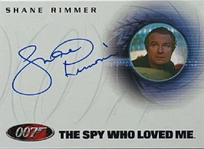 Shane Rimmer Autograph A44, The Quotable 007 James Bond, The Spy Who ...