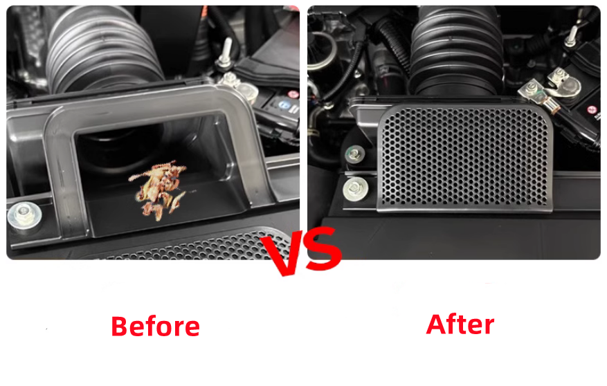 Black Engine Room Air Intake Outlet Guard Cover for Honda CR-V CRV ...