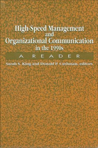 SUNY Series, Human Communication Processes Ser.: High-Speed Management ...