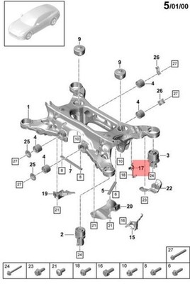 Genuine PORSCHE Panamera 971 97A 97B 97C Level Sensor Left 971616571 | eBay