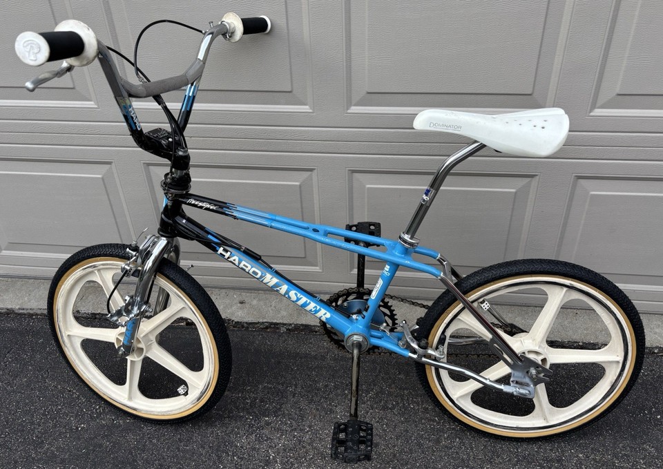 1987 Haro Master Freestyler -Old School BMX Original Blue And Chrome ...