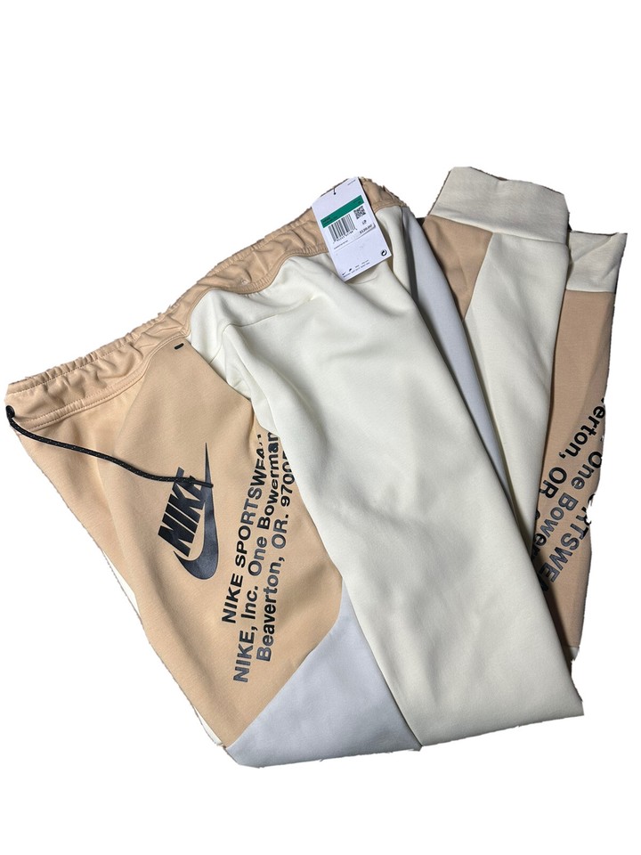 NIKE Tech Fleece Jogger Pants coconut sesame DM6480-252 Size Men's XL ...