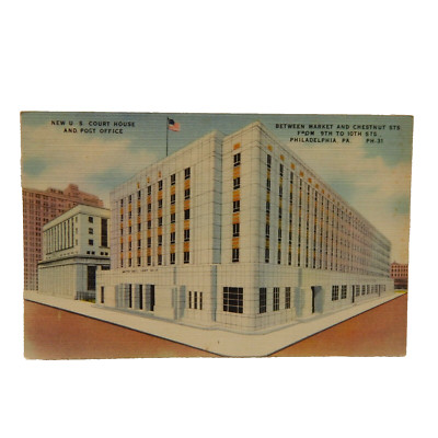 U. S. COURTHOUSE AND POST OFFICE PHILADELPHIA PENNSYLVANIA | eBay