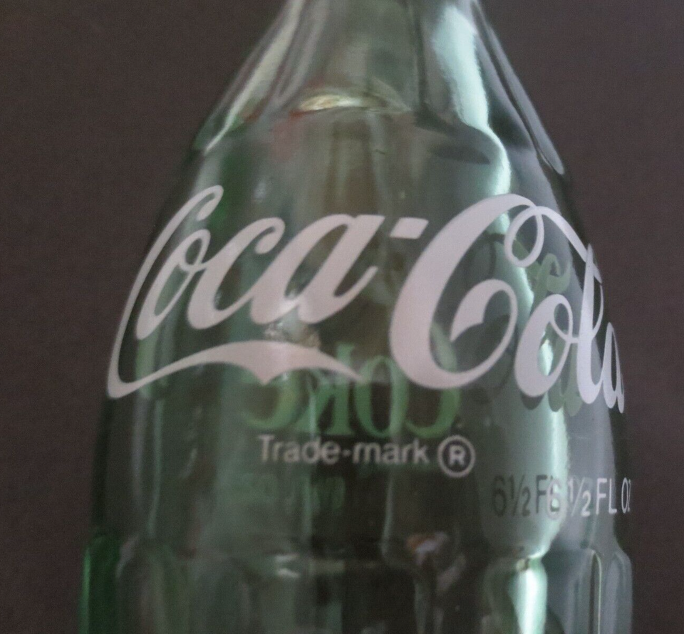 Coca-Cola COKE ACL MONEY BACK BOTTLE RETURN FOR DEPOSIT 6 1/2 OZ ...