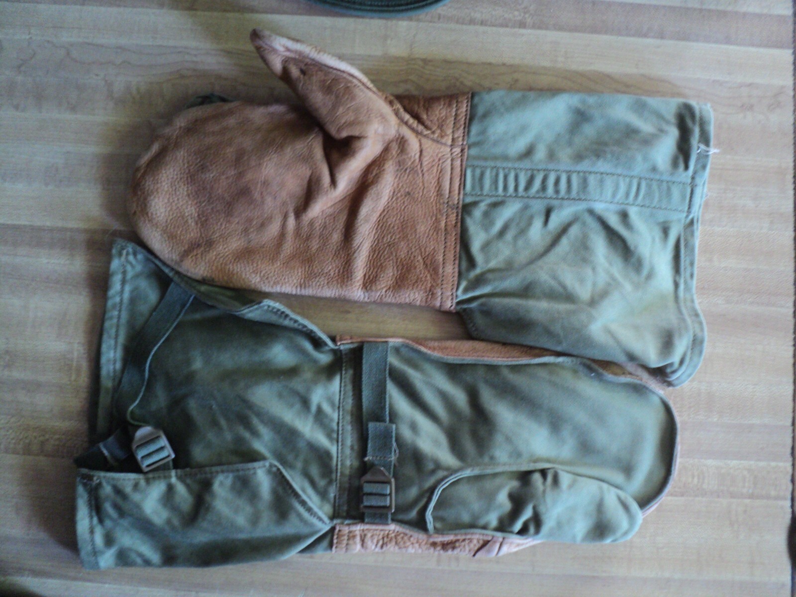 MILITARY TRIGGER FINGER LEATHER COLD WEATHER MITTENS … - Gem