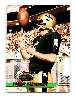 1993 Stadium Club Football #41 Tommy Barnhardt New Orleans Saints | eBay