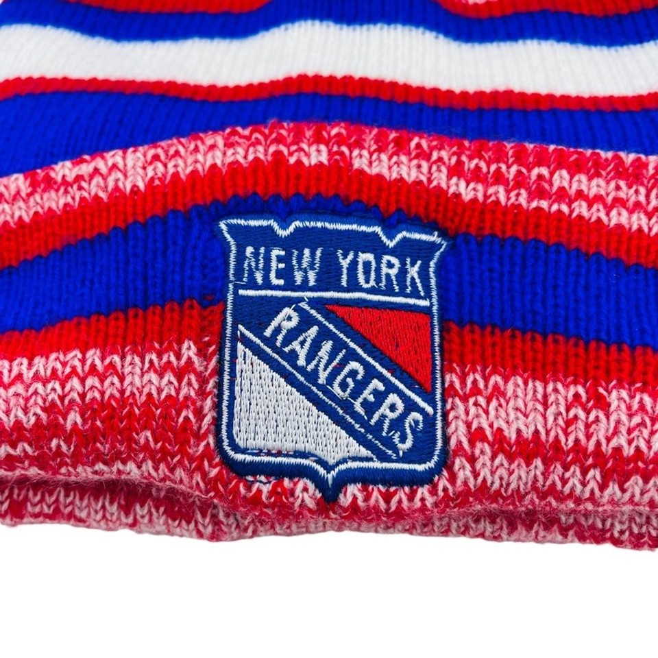 New York Rangers Beanie Hat Adult Soft Lining | eBay