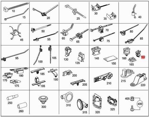 Genuine Mercedes Bracket 5pcs W222 V222 X222 6461500073 | eBay