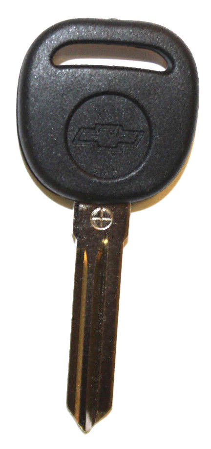 NEW UNCUT CHEVROLET TRANSPONDER CHIP IGNITION KEY B111-PT W/Chevy Bow ...