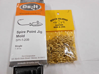 3382 Do-It Spire Point Jig Mold 20 oz 100 # 3 Wire Eyes Included | eBay