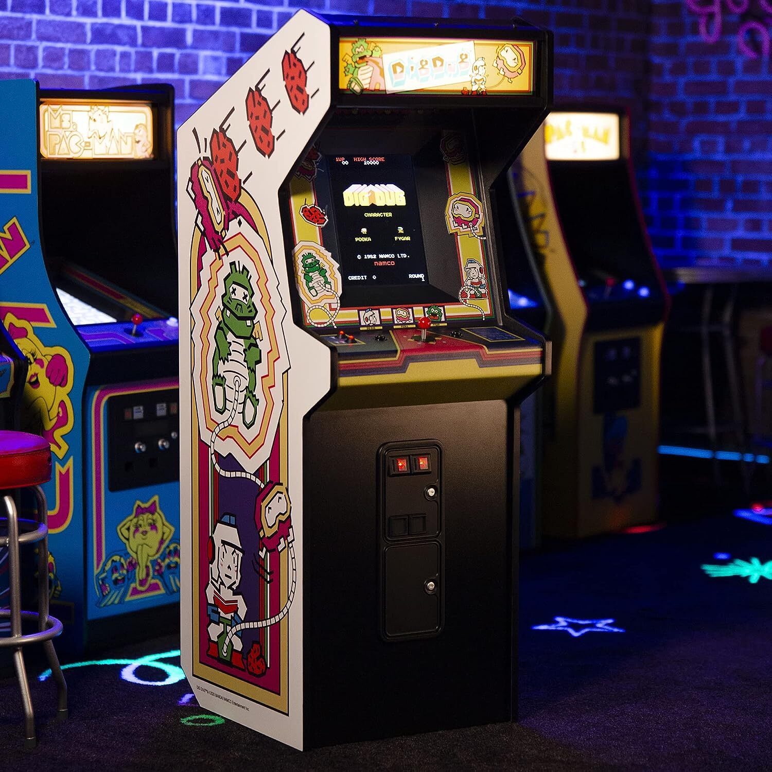 Quarter Arcades Official Dig Dug 1/4 Sized Mini Arcade Retro Cabinet by ...