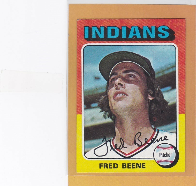 1975 TOPPS BASEBALL MINI FRED BEENE #181 INDIANS EX/EX+ *88915 | eBay