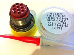 MS3476W12-10PY Mil-Spec Connector + Contacts + Extractors | eBay