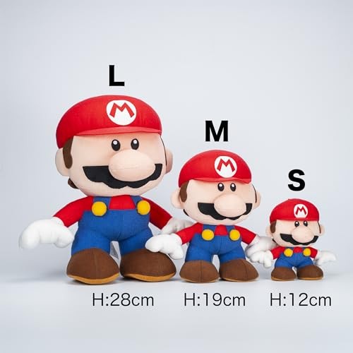 EPOCH Mario vs. Donkey Kong Mini Mario Plush Toy (M) Height: Approx ...