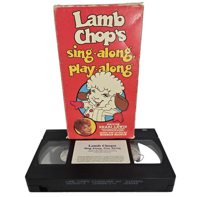 Lamb Chop's Sing-Along Play-Along VHS 1988 Children's Music Shari Lewis ...