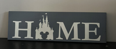 Disney Home Sign | Disney Wall Art | Disney Home Decor | Disney Castle ...