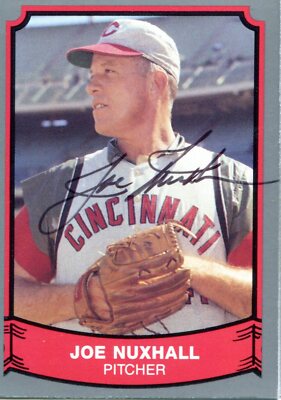 Joe Nuxhall Autographed 1989 Pacific Card | eBay