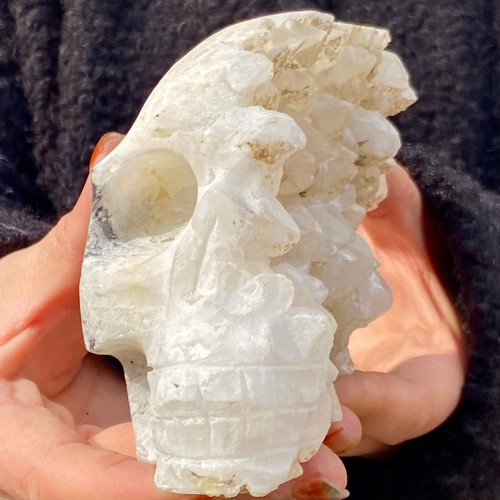 1.75LB Natural crystal, quartz cluster, mineral specimen, hand carving ...