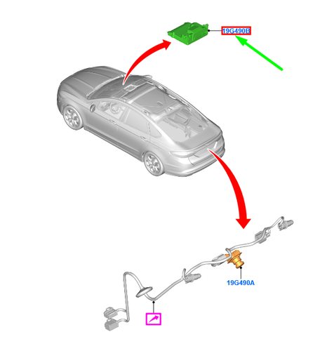 FORD MONDEO MK5 Front Camera Assy 2511715 LG9T-19H406-CE NEW GENUINE | eBay