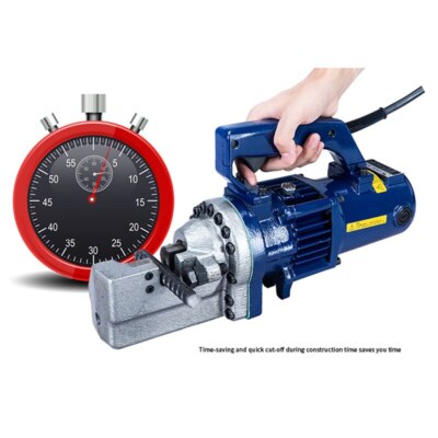 Portable Steel Bar Cutting Machine Electric Hydraulic Steel Bar Cutter ...