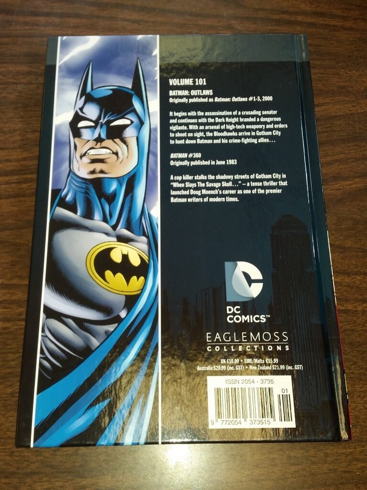 BATMAN OUTLAWS #101 DC COMICS GRAPHIC NOVEL COLLECTION EAGLEMOSS HARDBACK
