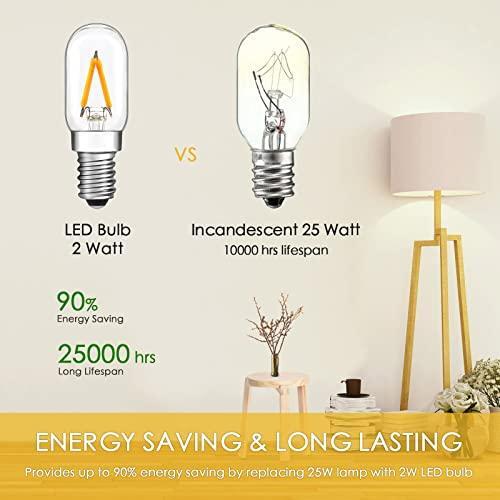 12V 24V T7 Edison Night Bulbs DC 12Volt 24Volt LED Candelabra Light ...