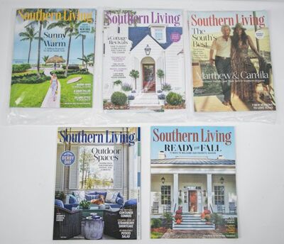 SOUTHERN LIVING MAGAZINES LOT 5 2024 BACK ISSUES NEW SEALED | eBay