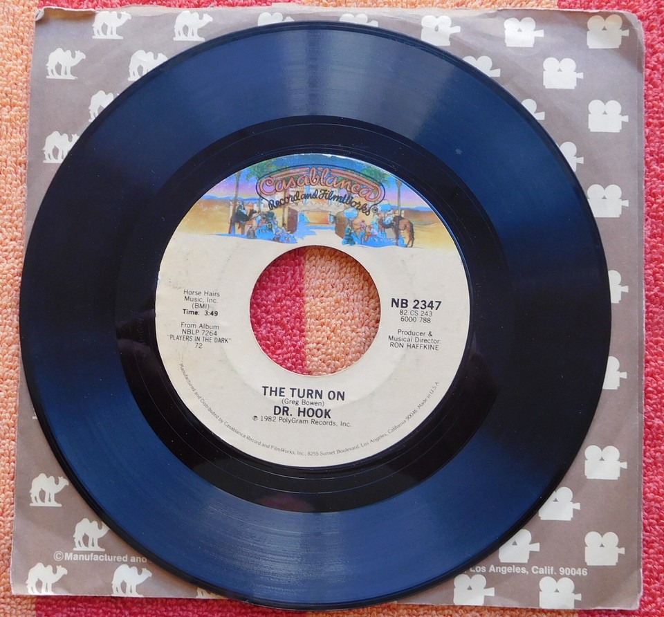 Dr. Hook & The Medicine Show 45 RPM Record-The Cover Of The Rolling ...
