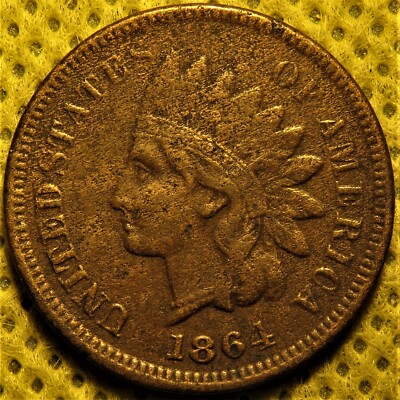1864-L Indian Head Cent. Rare key date with sharp details! | eBay