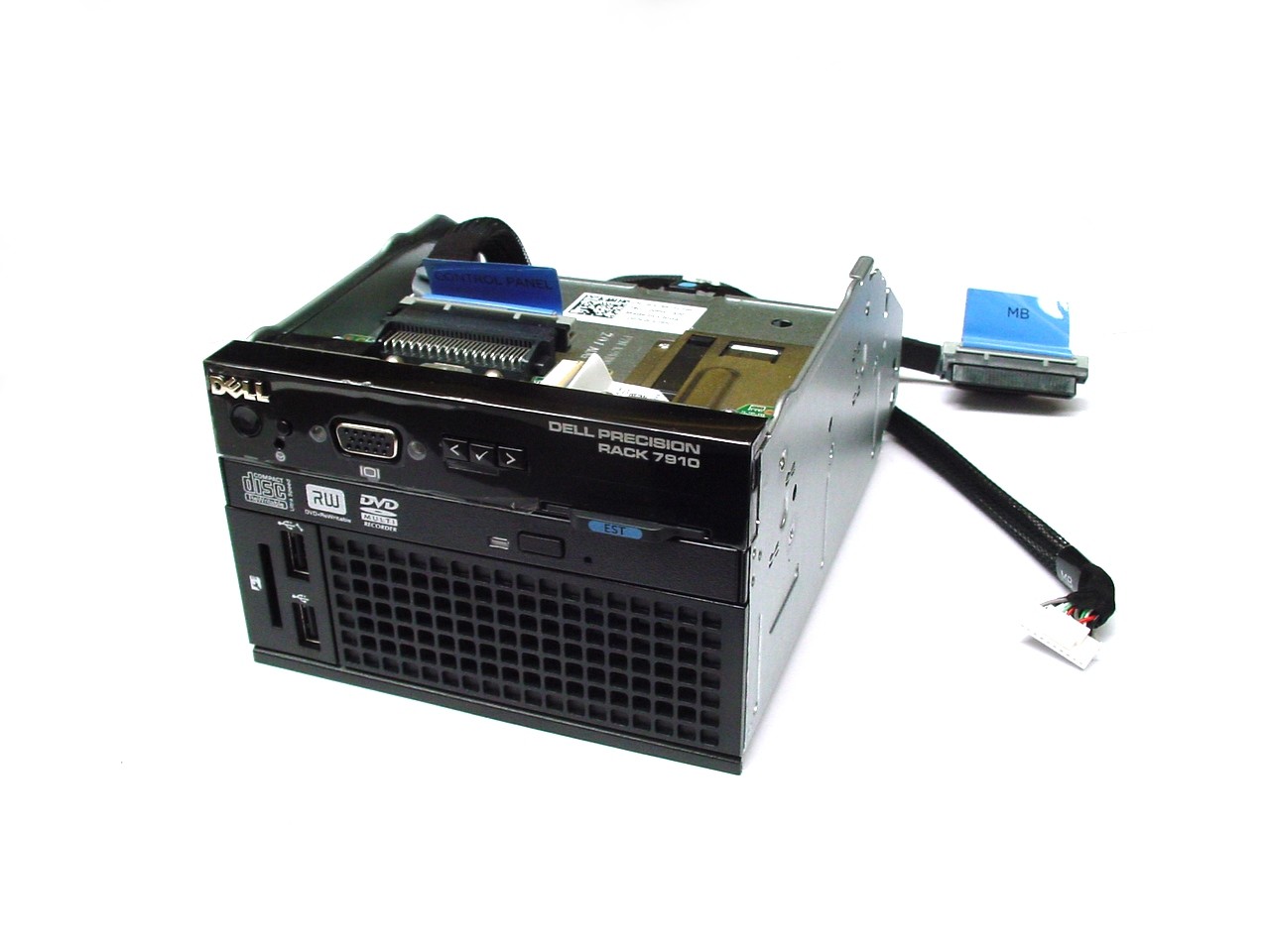 Dell Precision Rack 7910 R7910 Server Media Bay I/O Control Panel DVDRW ...