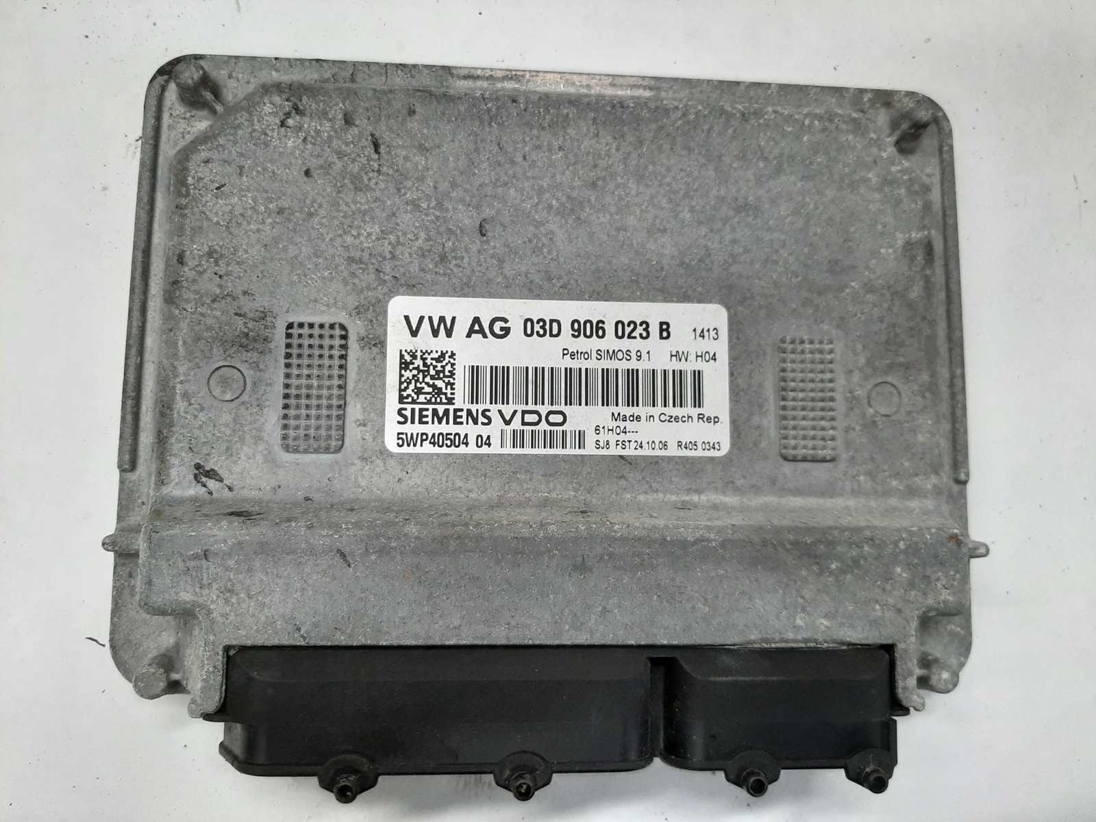 VW POLO 9N 1.2 Engine Control Unit 03D906023B 1.20 Petrol 40kw 2006 ...