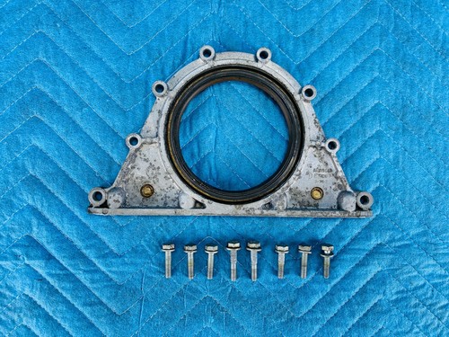 Genuine BMW Rear Engine Crankshaft Seal Plate 11147512101 OEM | eBay ...
