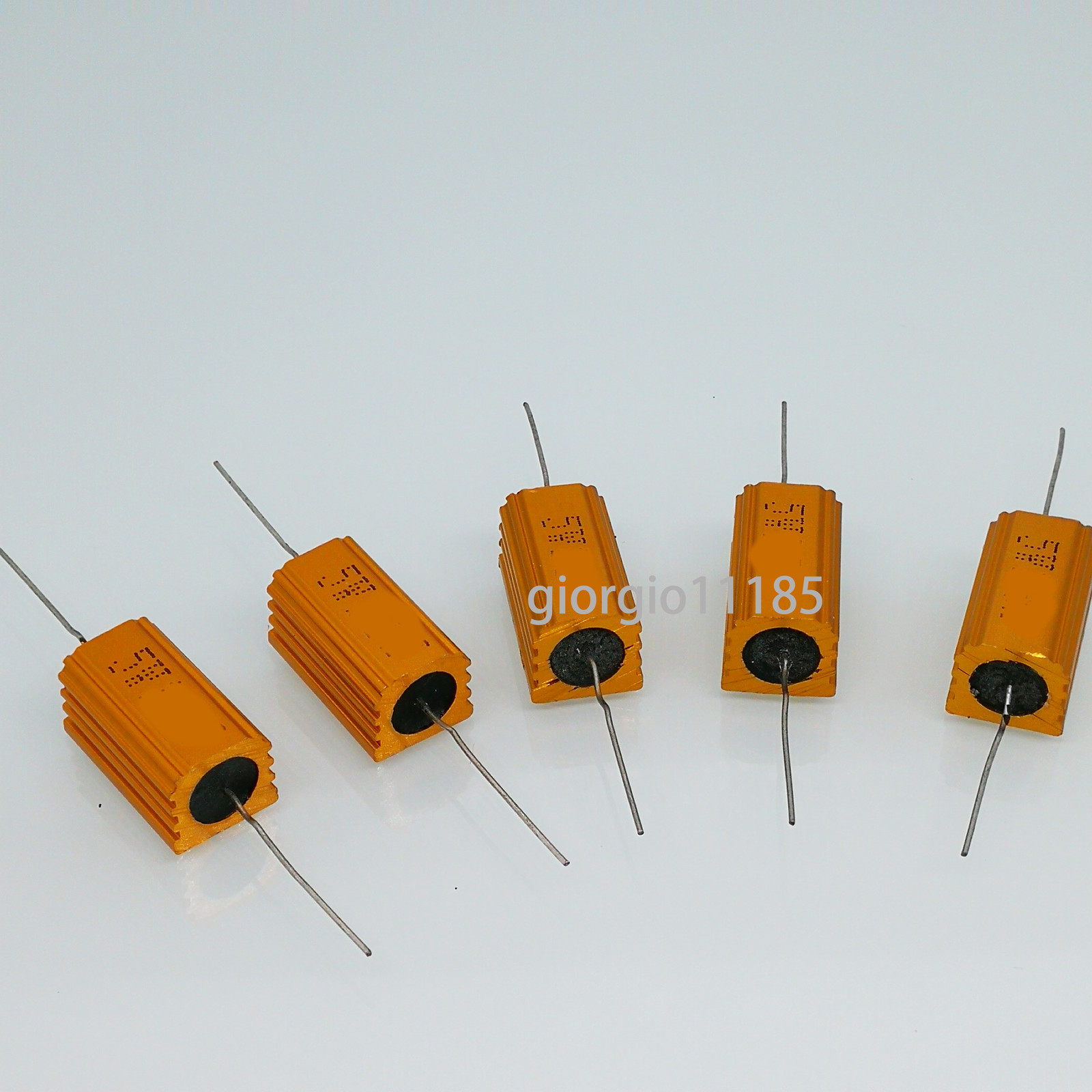 5pcs 18 ohm 18R 5W Watt Aluminum Housed Metal Case Wirewound Resistors ...