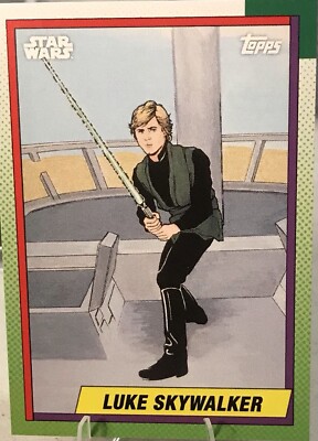 2024 Topps Throwback Thursday Star Wars #110 Luke Skywalker VARIATION ...