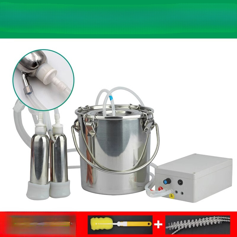 Milking Machine Automatic Pulse Milking Farm Cow Goat Sheep Vacuum Pump ...