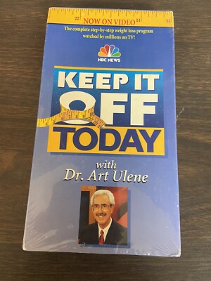 KEEP IT OFF TODAY with Dr. Art Ulene weight loss program VHS BRAND NEW ...