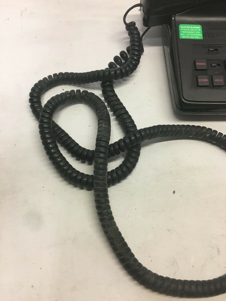 Vintage pac tel Wall Classic Plus Telephone Black Model R678-SF with ...