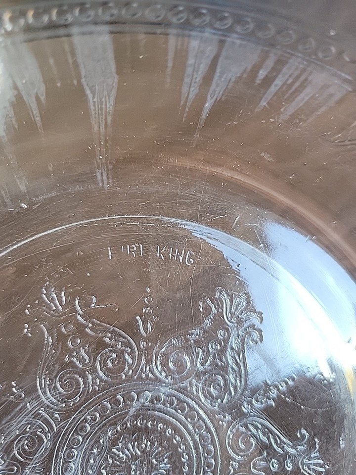 Vintage Fire-King Philbe Sapphire Blue Glass Dish | eBay