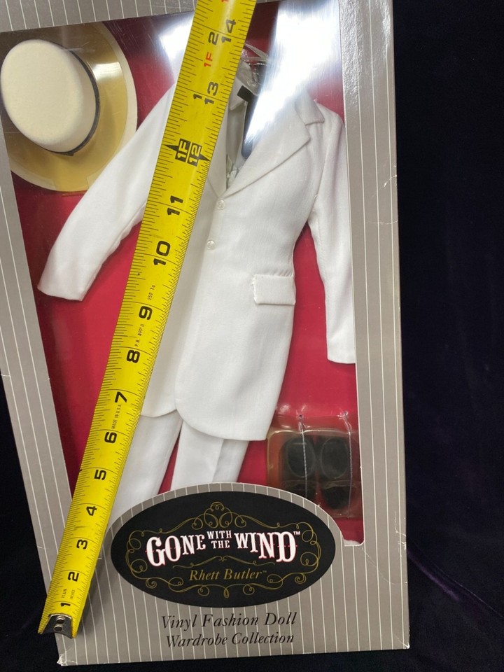 Franklin Mint Gone With The Wind Rhett Butler White Suit Doll Atlanta ...