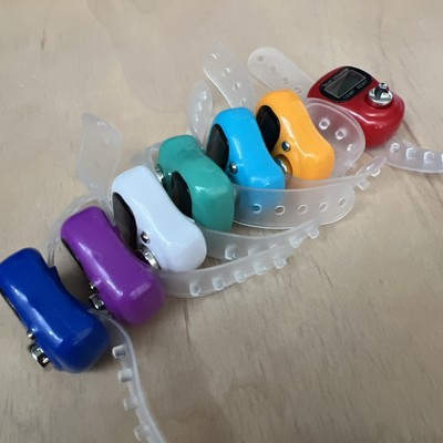 Digital Stitch Row Counter Ring Push For A Row/Stitch Has Reset Button ...